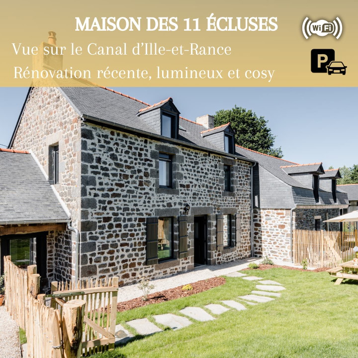 Maison Des 11 ÉCluses-vue Canal D'ille-et-rance - Ille-et-Vilaine