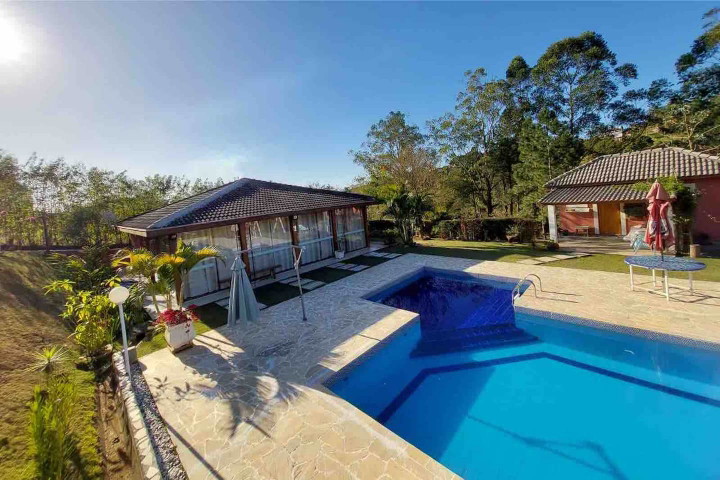 Beautiful Farm In Guararema With Pool, Barbecue And Fireplace. - Guararema