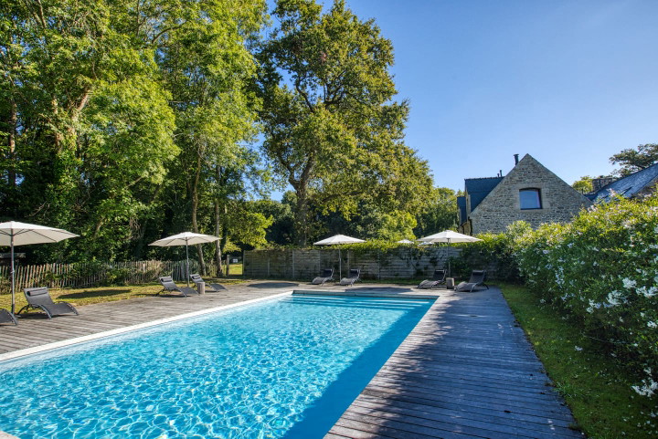 Longère Jardin Piscine Et Vue Mer 3 Sdb 3 Chambres - Carnac