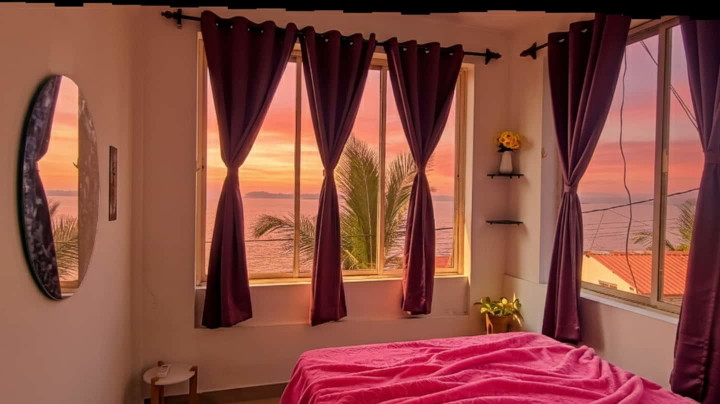 Appartement Vitré Avec Vue Sur Supersea Et Coucher De Soleil @Gs Home - Goa