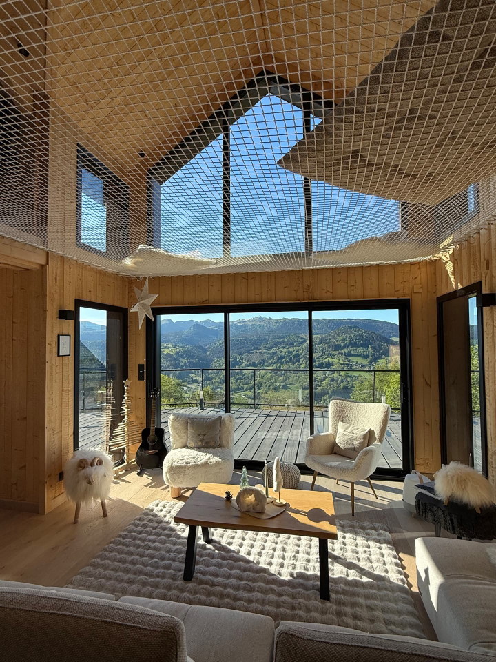 Chalet Vue Sancy- Sauna - Ambiance Cosy & Nature - La Bourboule