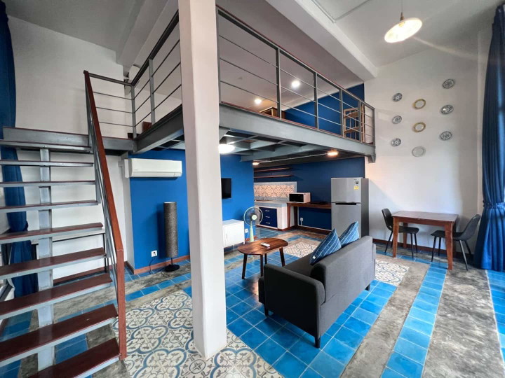 Lovely 1-bedroom Loft With Balcony In Phnom Penh - Phnom Penh
