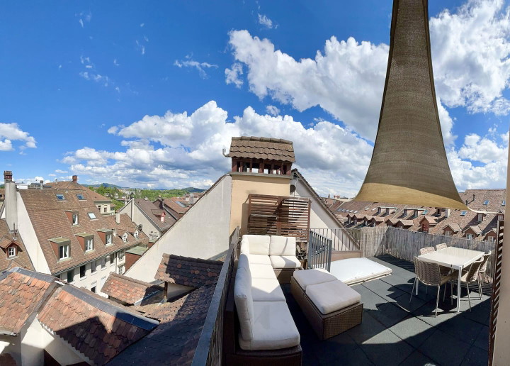 App En Attique & Terrasse, Vieille Ville - Bern