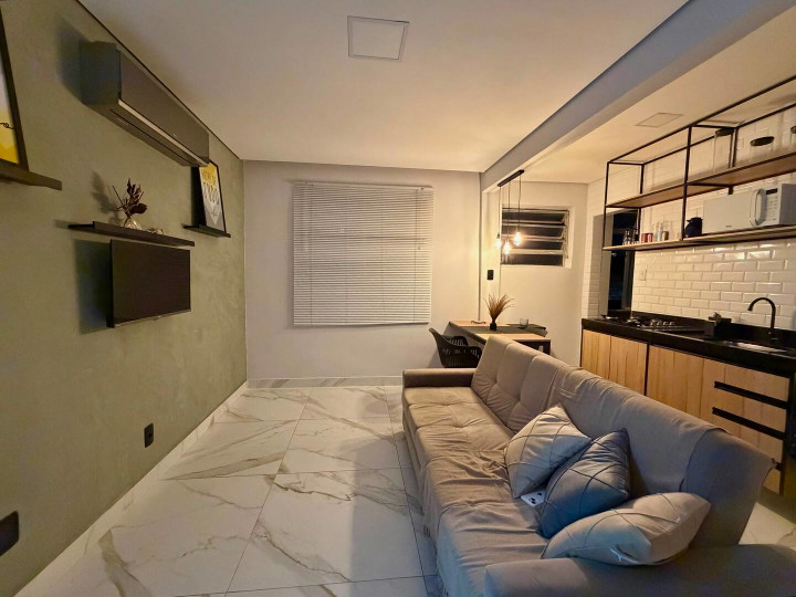 Apartamento à 250m Da Praia No Boqueirão - Praia Grande