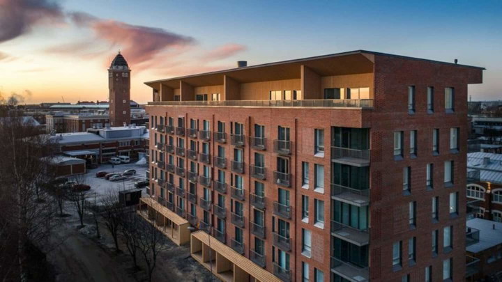 Top Floor Apartment With Roof Terrace - Oulu