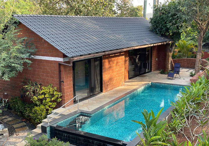 One Bedroom Independent Cottage With Swimming Pool - India