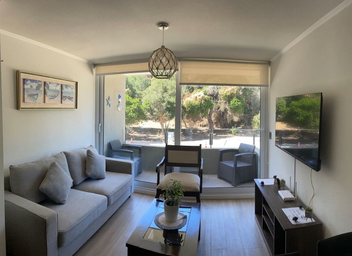 Apartment In Lomas De Punta Puyai | Papudo - Papudo