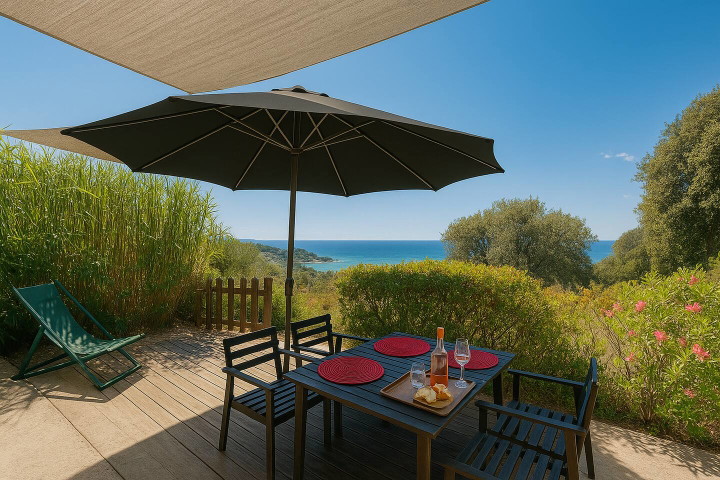 Charming Apartment In The Maquis With Sea View - Piana