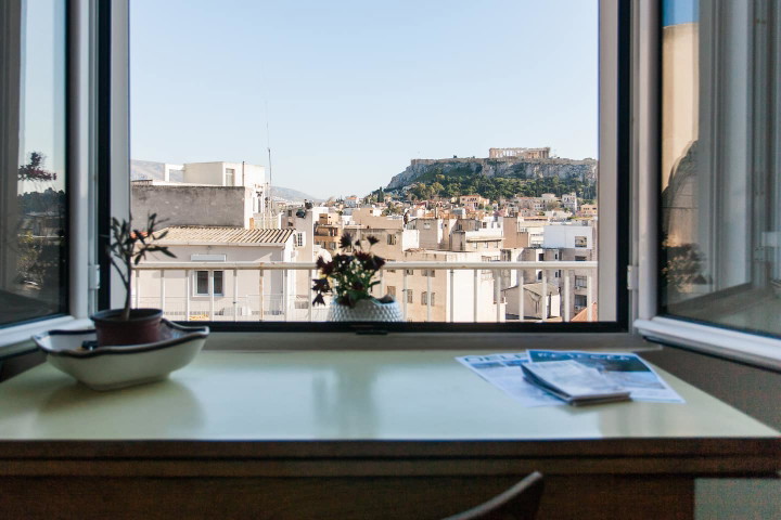 Superb Acropolis View Cosy Studio In The Center - Athen