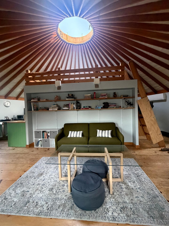 Private Constructed Yurt On Organic Farm - Vermont