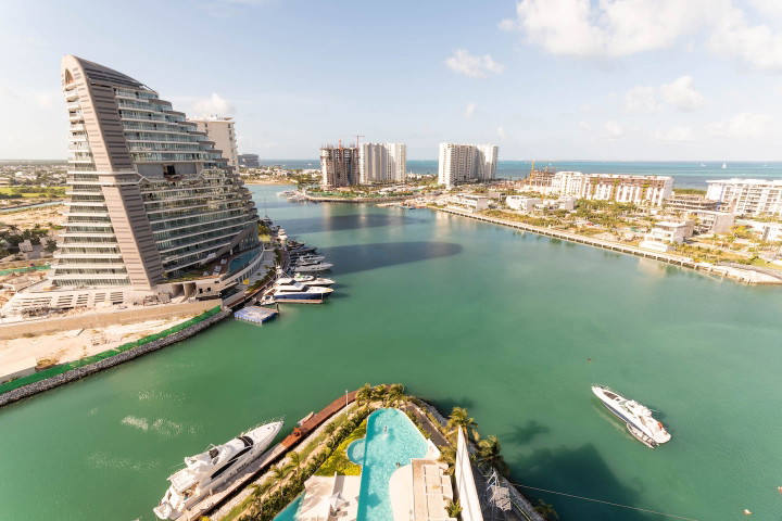Luxury Ocean View | Puerto Cancún · Marina + Plage - Cancún