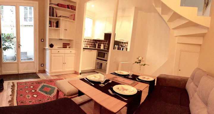 Studio Duplex 30 M2 Sur Cour Arbres - Bois-Colombes