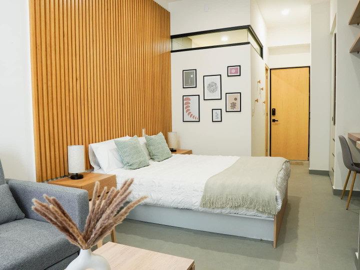 Centric Studio W/balcony+ac+queen Bed+sofa Bed - Mexico City