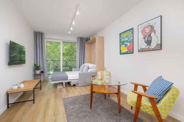 The Green Grove | 1 Chambre, Balcon Et Ascenseur | Podgorze - Cracovie