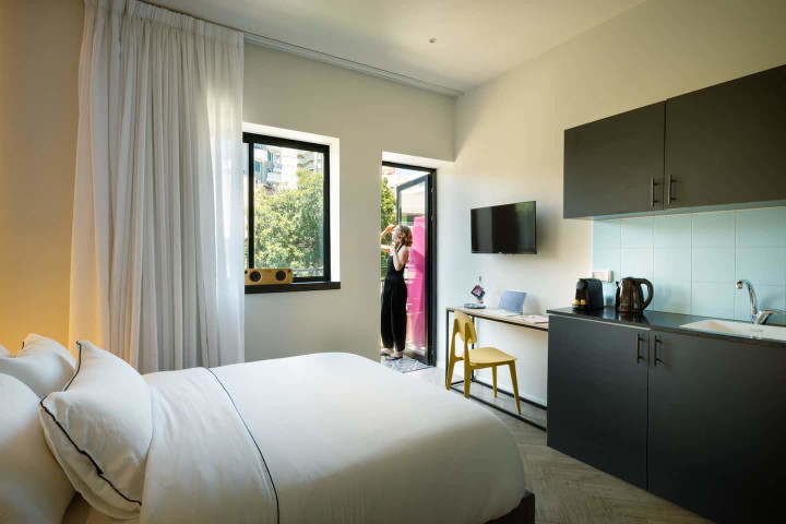 Super Studio Avec Cuisine Et Balcon - À 100 M De La Plage ! - Tel-Aviv
