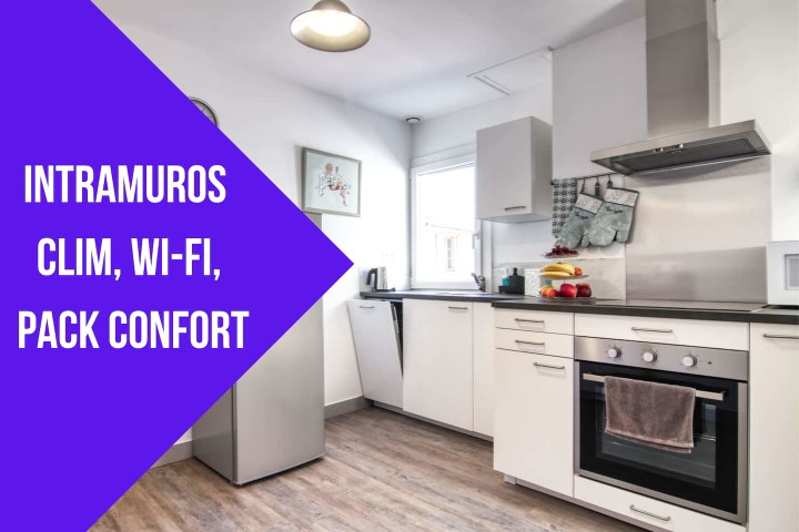 Intramuros : Climatisation, Wifi Rapide, Confort - Avignon