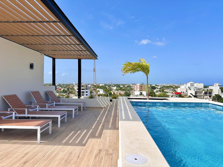 Brand New! Studio With Terrace And Rooftop Pool - Playa del Carmen
