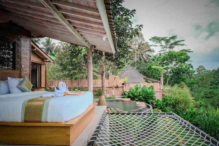 Scenic Retreat|valley View|private Pool|rollingbed - Bali