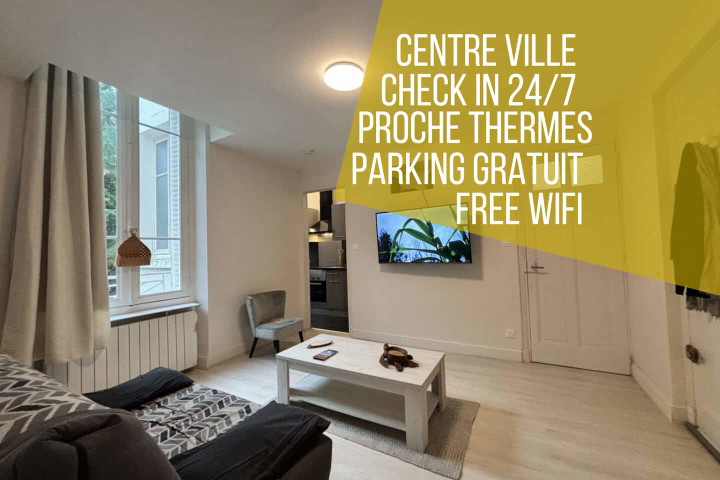 Luengoni - 1 Chambre - Wifi - Parc Thermal - Châtel-Guyon