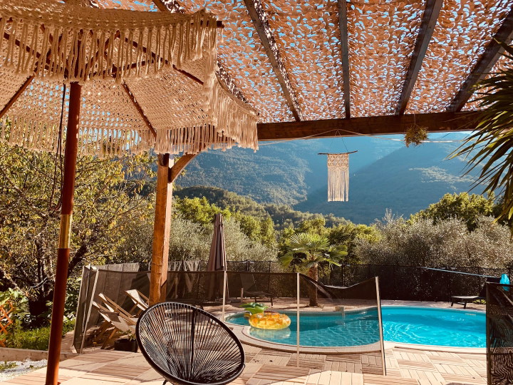 La Casa Bohème Havre De Paix Avec Piscine Chauffée - Puget-Théniers