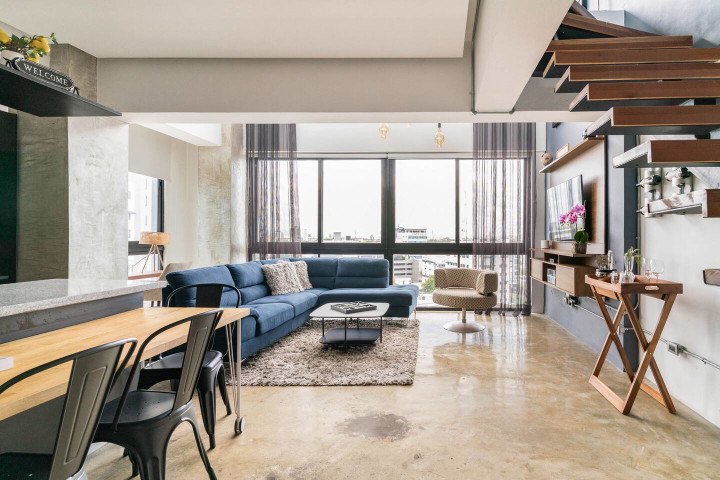 Luxurious And Modern Kingbed Industrial Style Loft - Dominican Republic