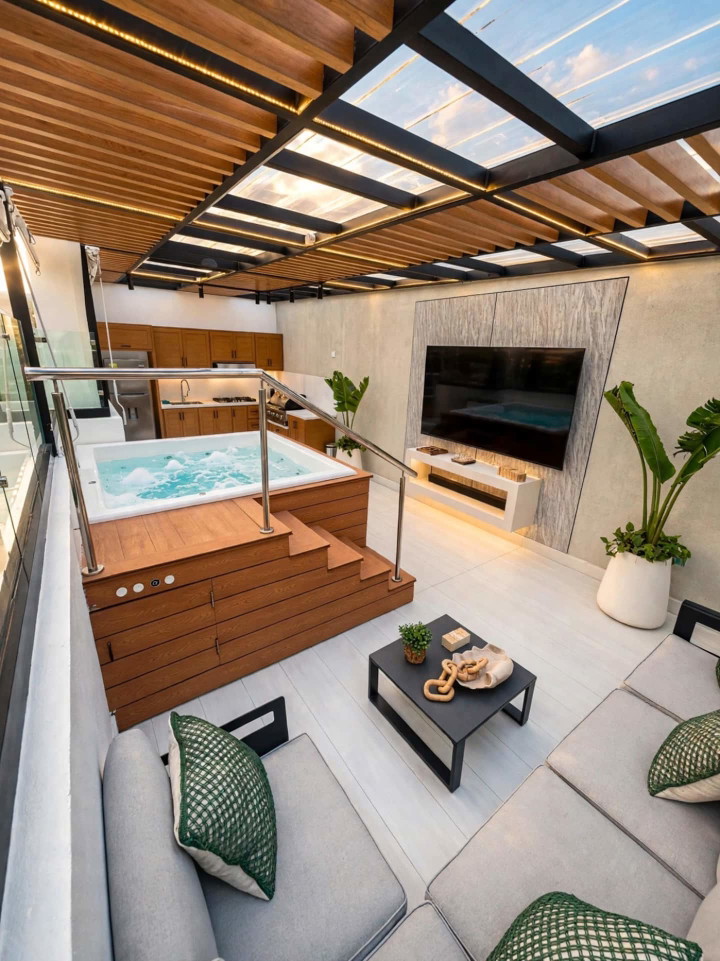Penthouse (Sti) Terraza Privada Jacuzzi Bbq - République dominicaine