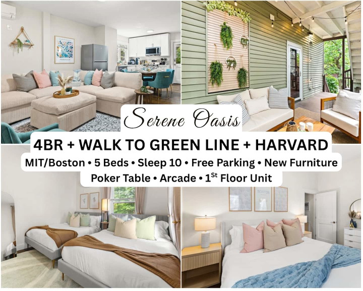 New Harvard Boston Luxury 4bd/2ba - Cambridge, MA