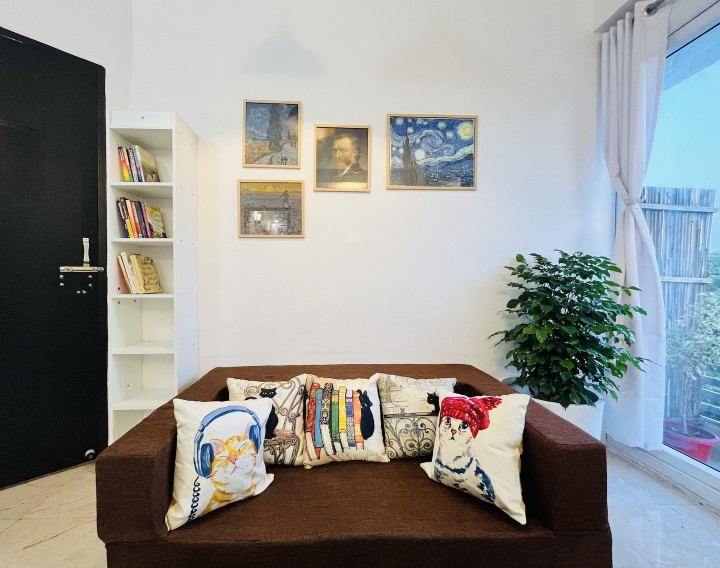 Spacious Living Room With Balcony & Bedroom, Delhi - Delhi