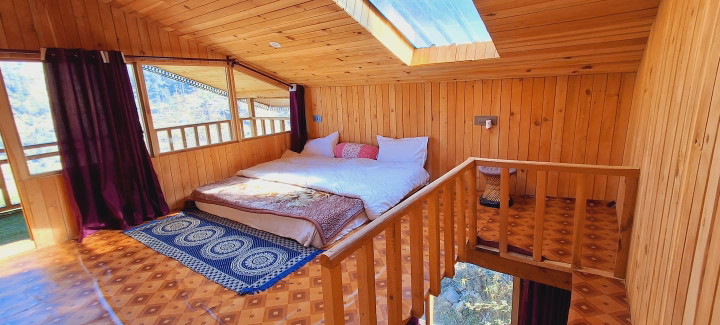 Wooden Duplex Cottage Jibhi 800 Mitr Waterfall - Jibhi