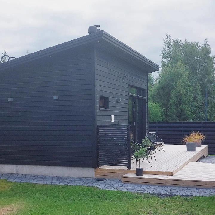 Backyard Wooden Sauna With All Condiments - Oulu