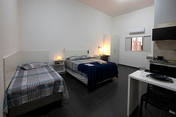 05, Loft Térreo Com Ar Cond Para Té 03 Hóspedes - Sorocaba