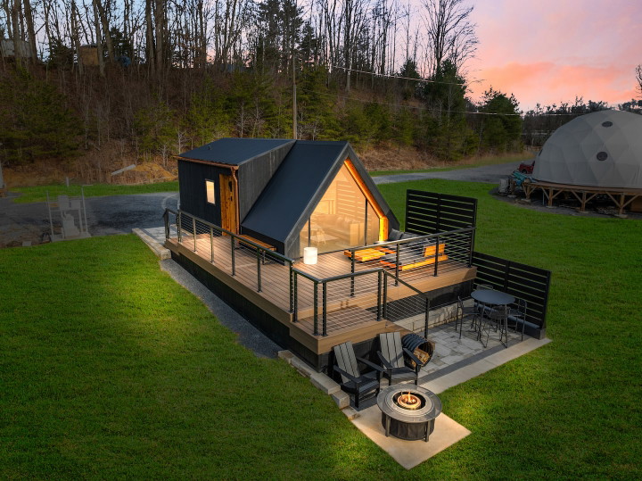 Cathedral Cabin · Designer A-frame · 10 Acres - Fayetteville, WV