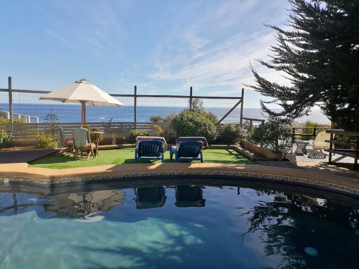 Frente Al Mar. Bello Depto. 1 Ambiente Con Piscina - Algarrobo