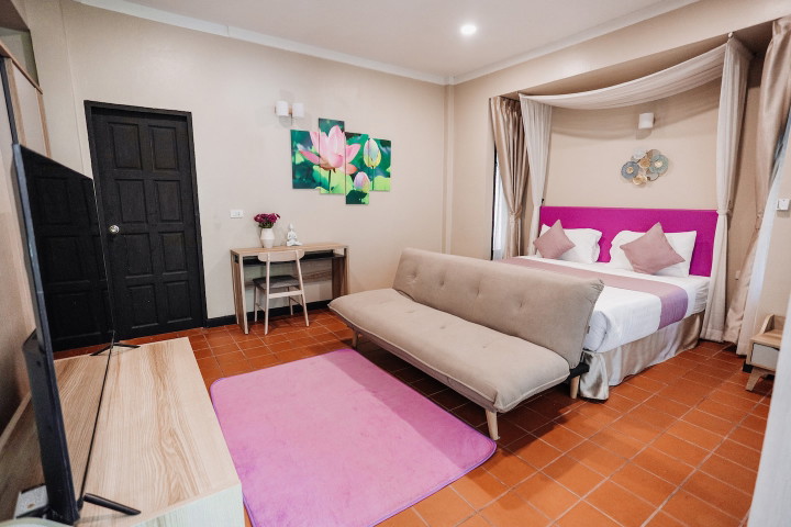 Beachfront Cottage With A Kitchenette "Lilac" - Koh Samui