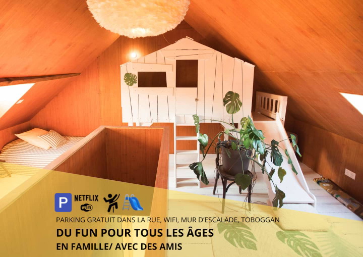 La Ludique - Toboggan Escalade By Momentparenthèse - Croix