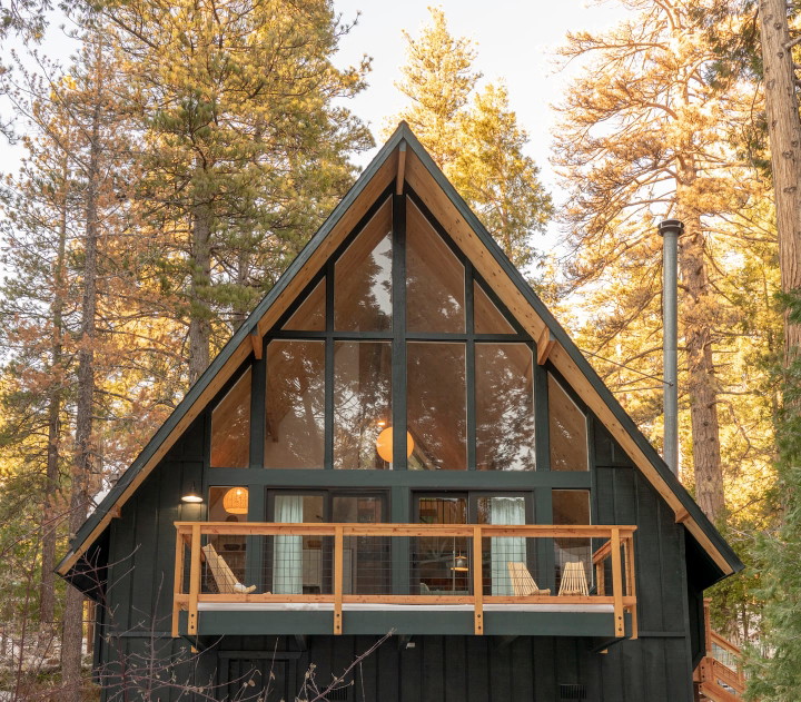 Designer A-frame In The Trees - Lake Access! - Lake Arrowhead, CA