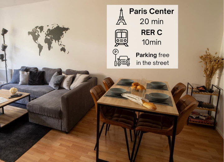 Confortable · Appartement à 20' Du Centre De Paris - Choisy-le-Roi