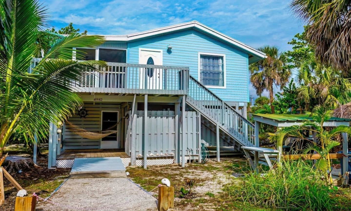 Secluded Beach House Steps To A Sandy Beach On Lgi - Boca Grande, FL
