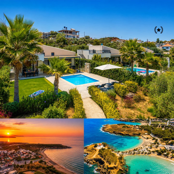 Walk To Beach & Shops / 2 Villas For Exclusive Use - Chania