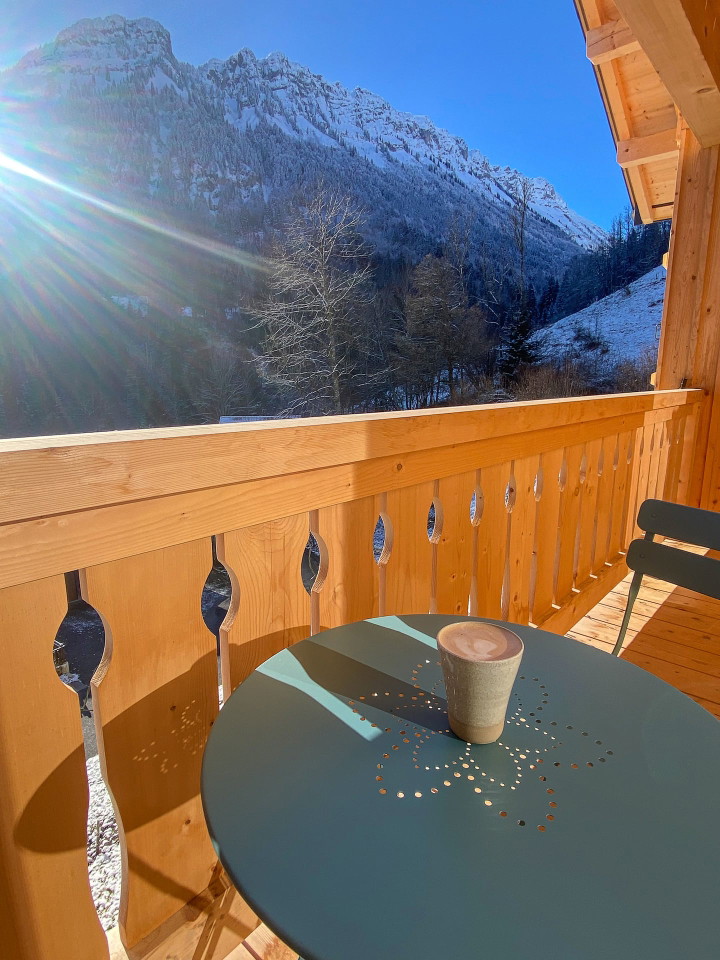 Chambre D'hôtes Double Avec Vue Jardin Et Montagne - Le Grand-Bornand