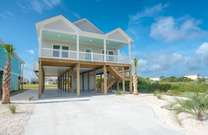Modern Home With Brand New Pool And Ocean Views! - Oak Island, NC