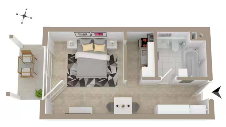 Wohnung + Balkon Nähe Audi/innenstadt/westpark W14 - Ingolstadt