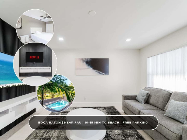 Modern Boca Condo Near Fau | 2 King Br + Pool - Boca Raton, FL