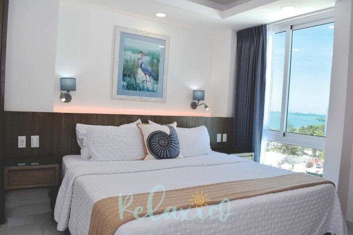 Nouveau Studio Sur La Plage, Salle De Sport, Piscine, Jacuzzi, Spa - Cancún