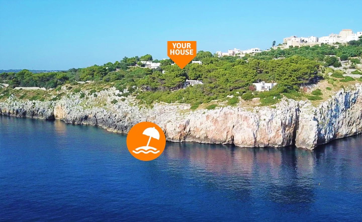 Piccolo Trullo Con Accesso Mare Diretto (Casa E) - Santa Cesarea Terme