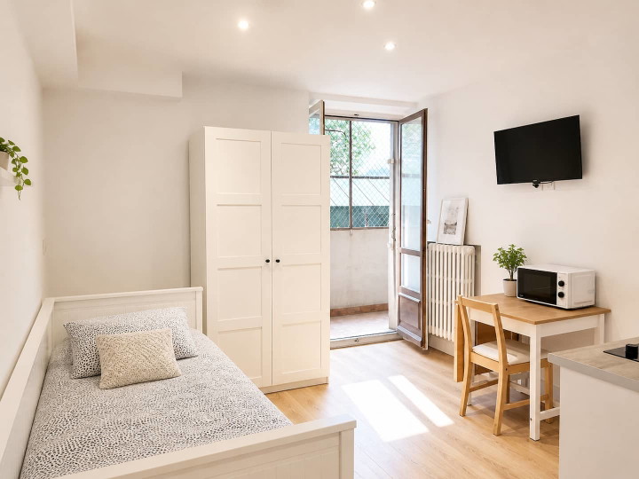 M024 Luxueux Avec Balcon Studio Gare - Annemasse
