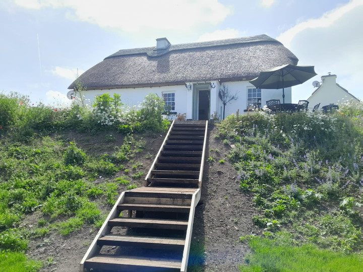 Cosy River View Thatch Cottage - Thurles