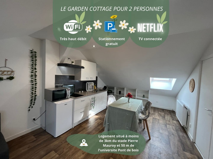 Gite Le Garden Cottage 20m² 2 Personnes - Lesquin