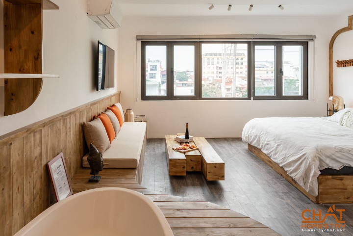 Amber Glow Loft|warm Tub-free Laundry-train Street - Vietnam
