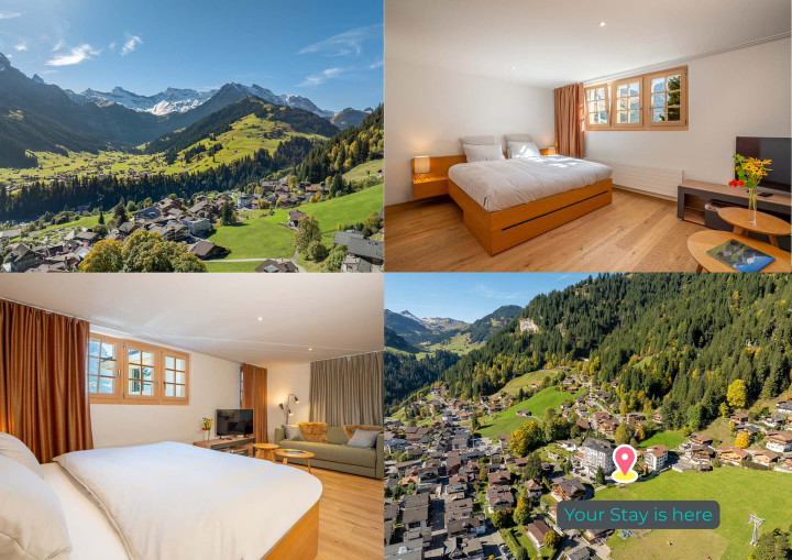 Mountain View Studio Adelboden|gondola & Spa - Adelboden